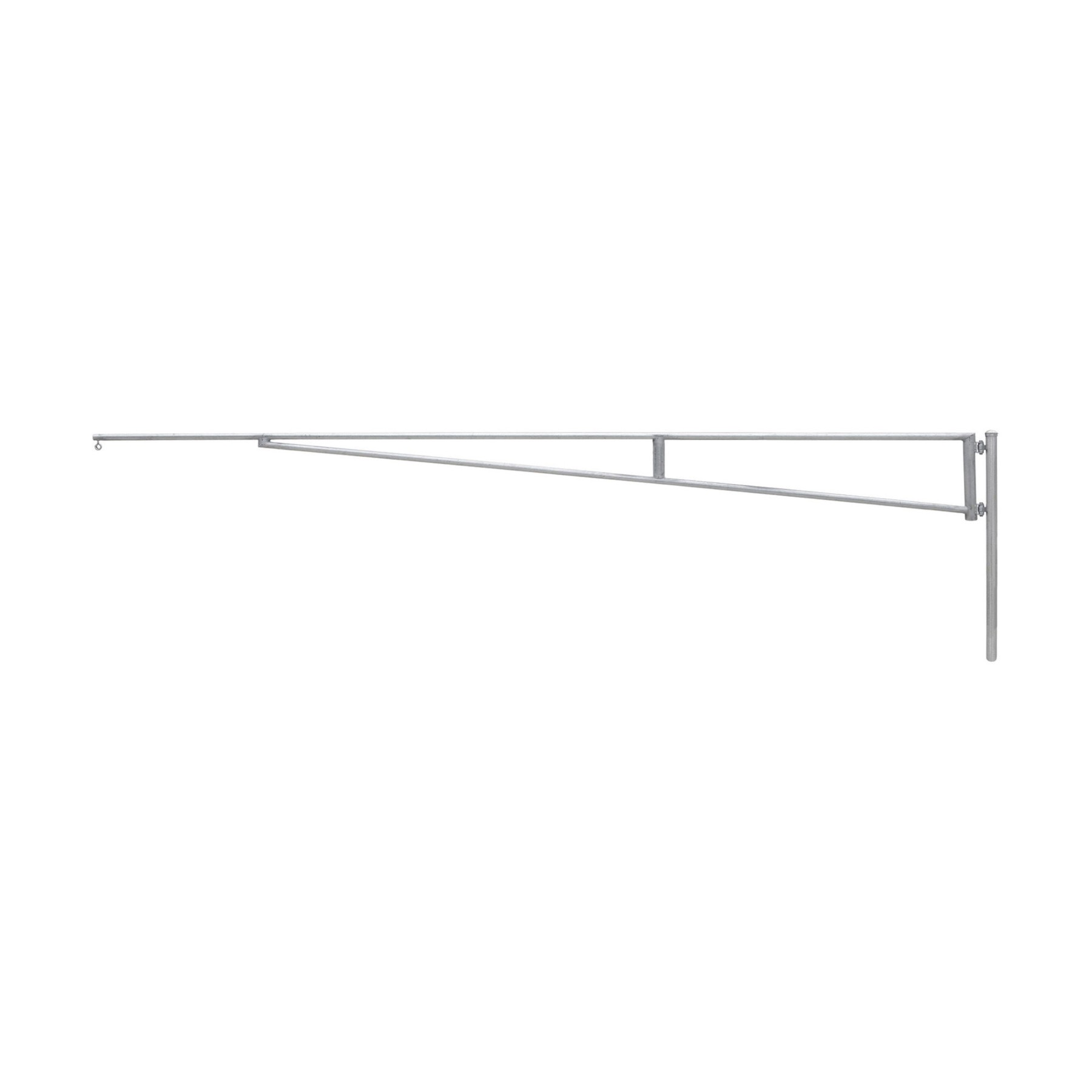 Sentinel Single In-Ground Manual Swing Barrier Gate with 1x 20ft (6.09m ...