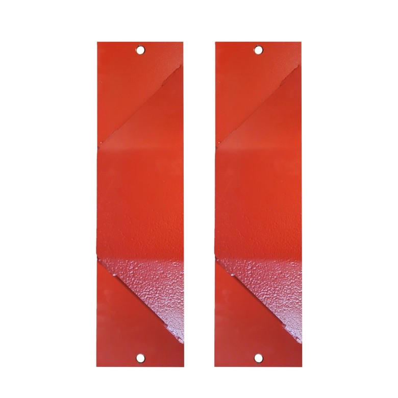 Spike Systems Red End Caps for CS36-SM-HD-RED - (Set of 2)