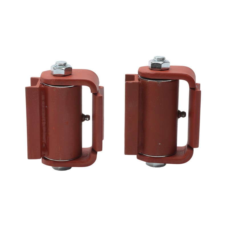 LiftMaster GUARDIAN Round Mounted Roller Cage Bearing Gate Hinge (Pair ...
