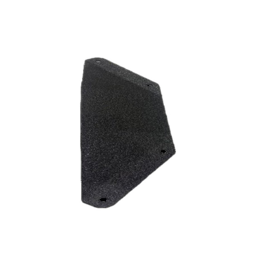 Roadshark 6" Beveled End Cap with Hardware (Textured Black)