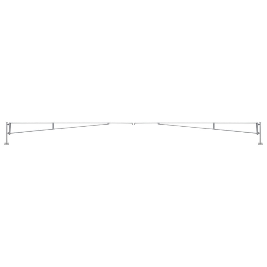 Sentinel Double Surface-Mount Manual Swing Barrier Gate with 40' (12.19 ...